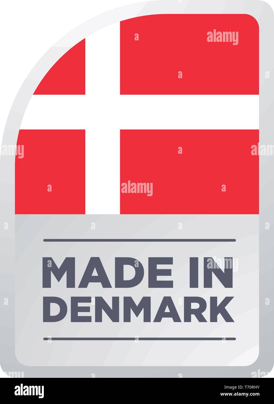 Made in denmark logo hi-res stock photography and images - Alamy