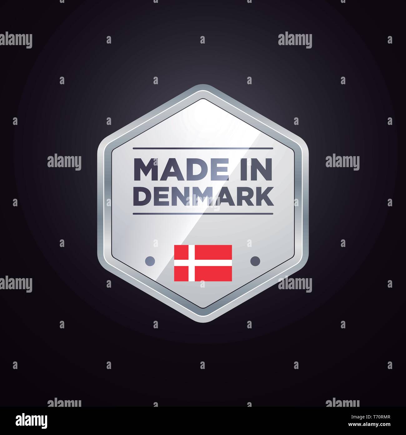 MADE IN DENMARK Stock Vector Image & Art - Alamy