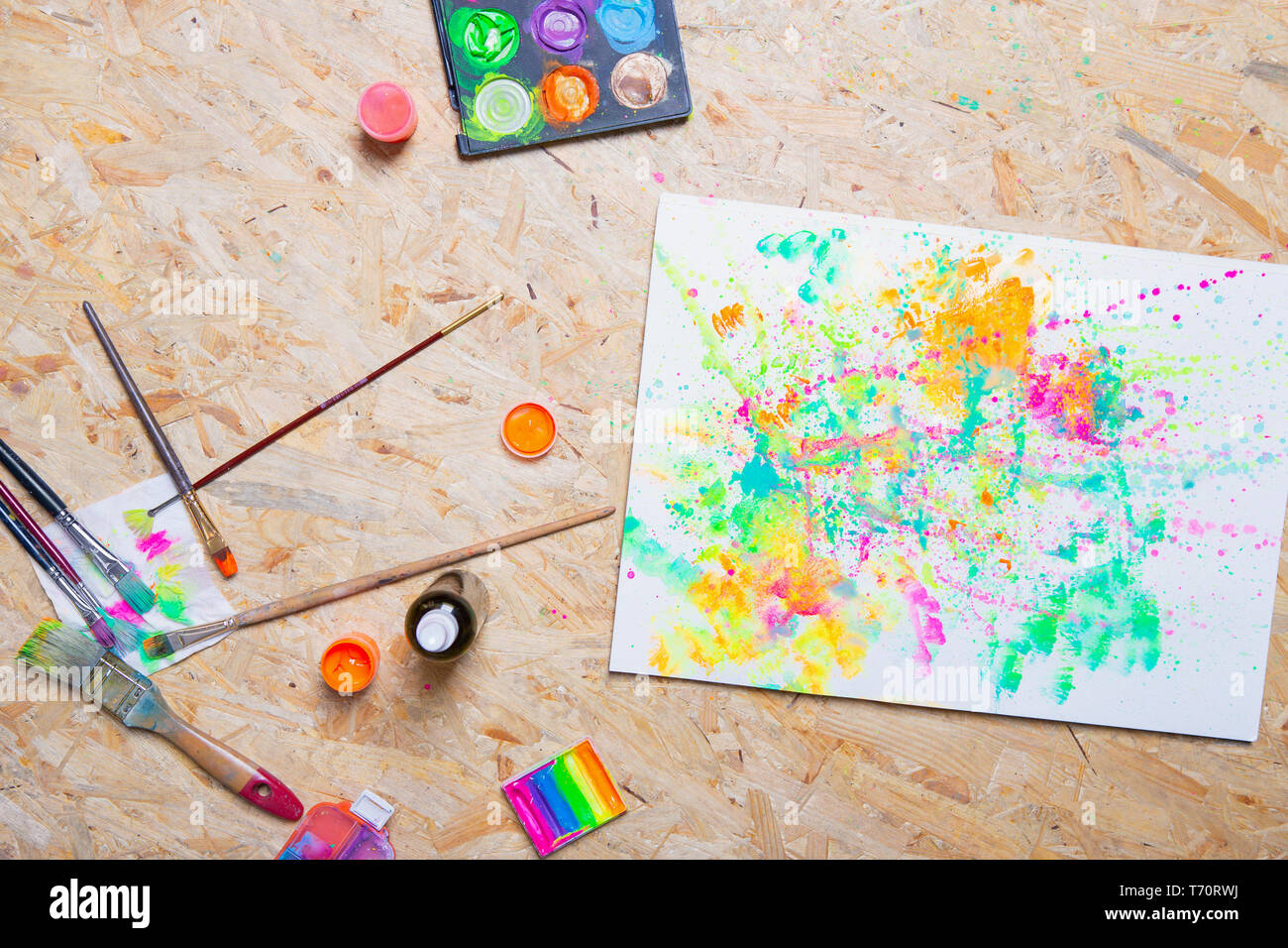Colorful bright still life Stock Photo - Alamy