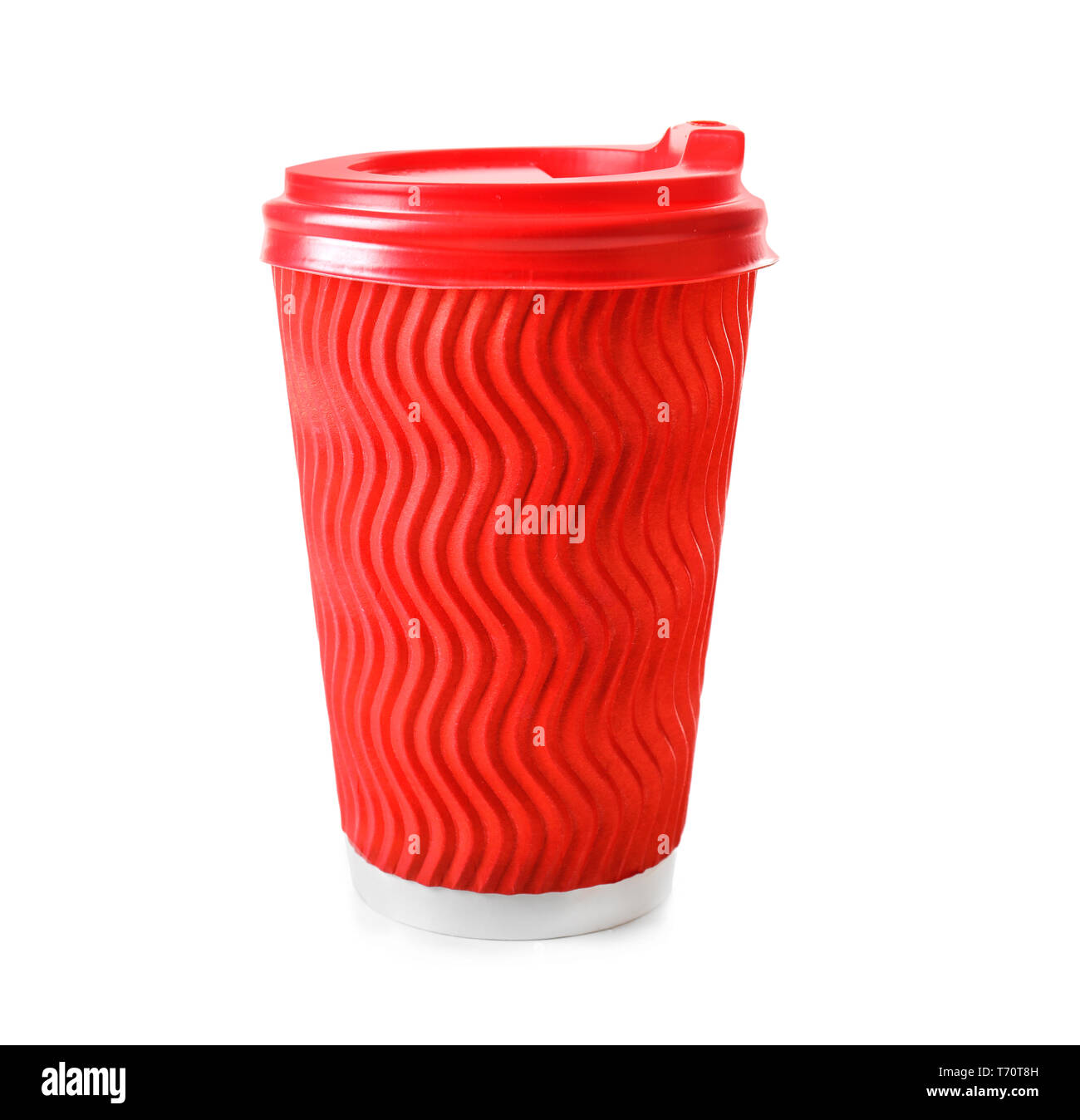 Carton cup on white background. Food delivery service Stock Photo - Alamy