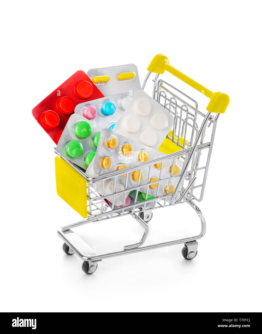 Shopping trolley in medical Cut Out Stock Images & Pictures - Alamy