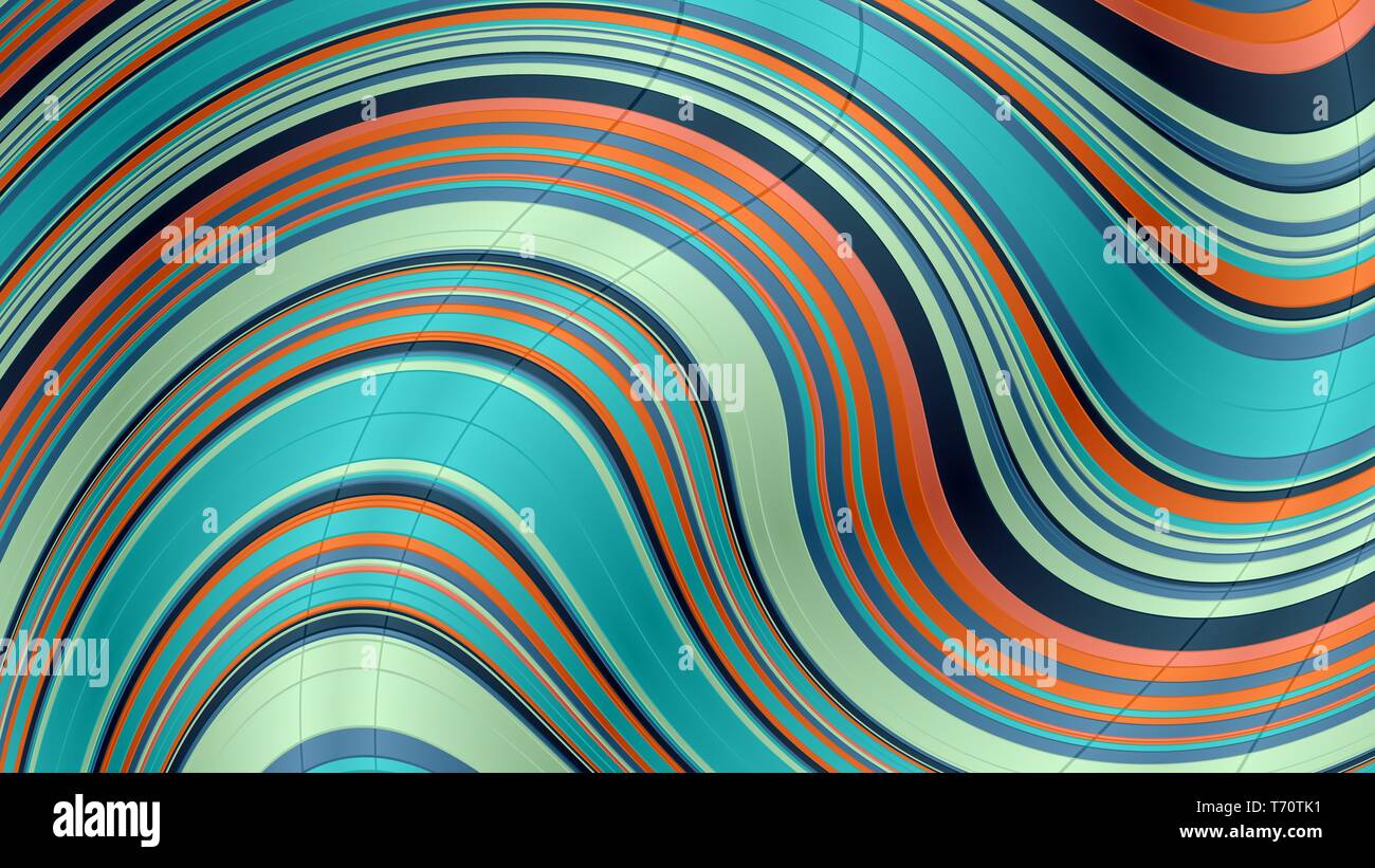 wavy background with blue chill, peru and teal blue colors. can be used ...