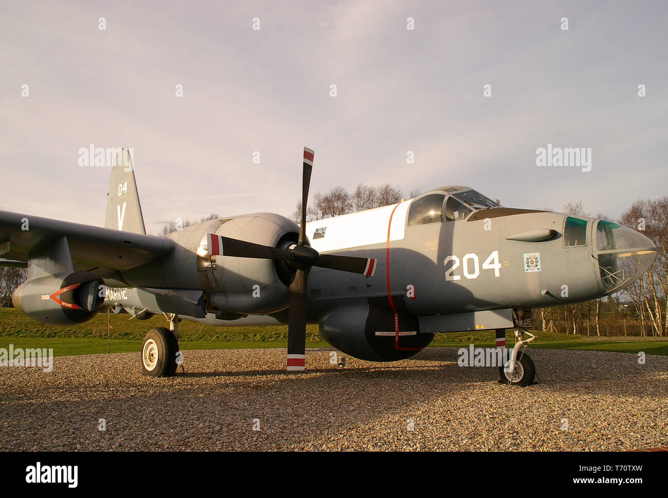 Dutch Navy Lockheed P-2H Neptune maritime patrol and anti-submarine ...