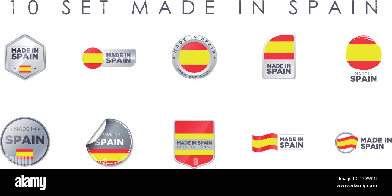 MADE IN SPAIN Stock Vector Image & Art - Alamy