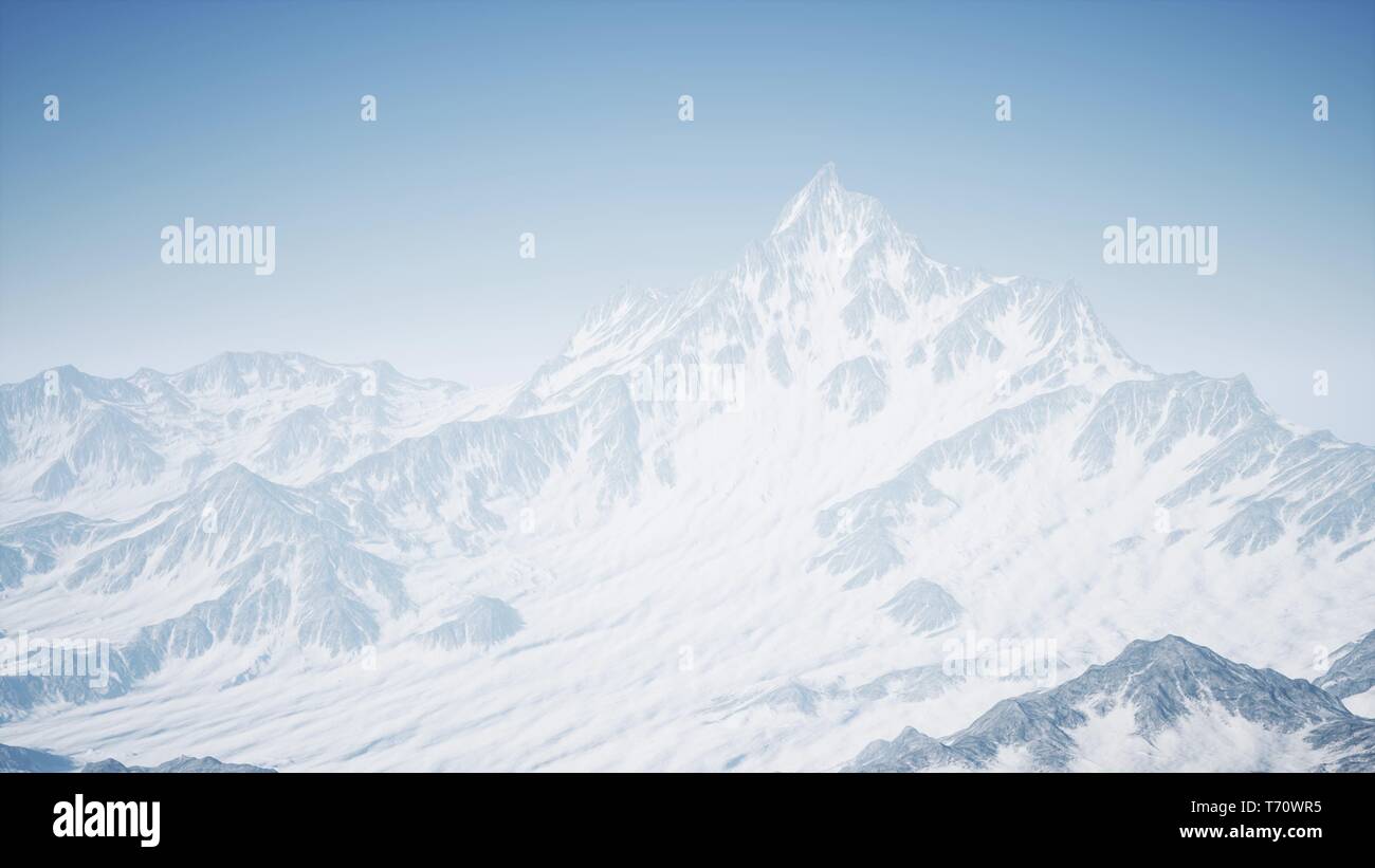 Alps Mountains from the Air Stock Photo - Alamy