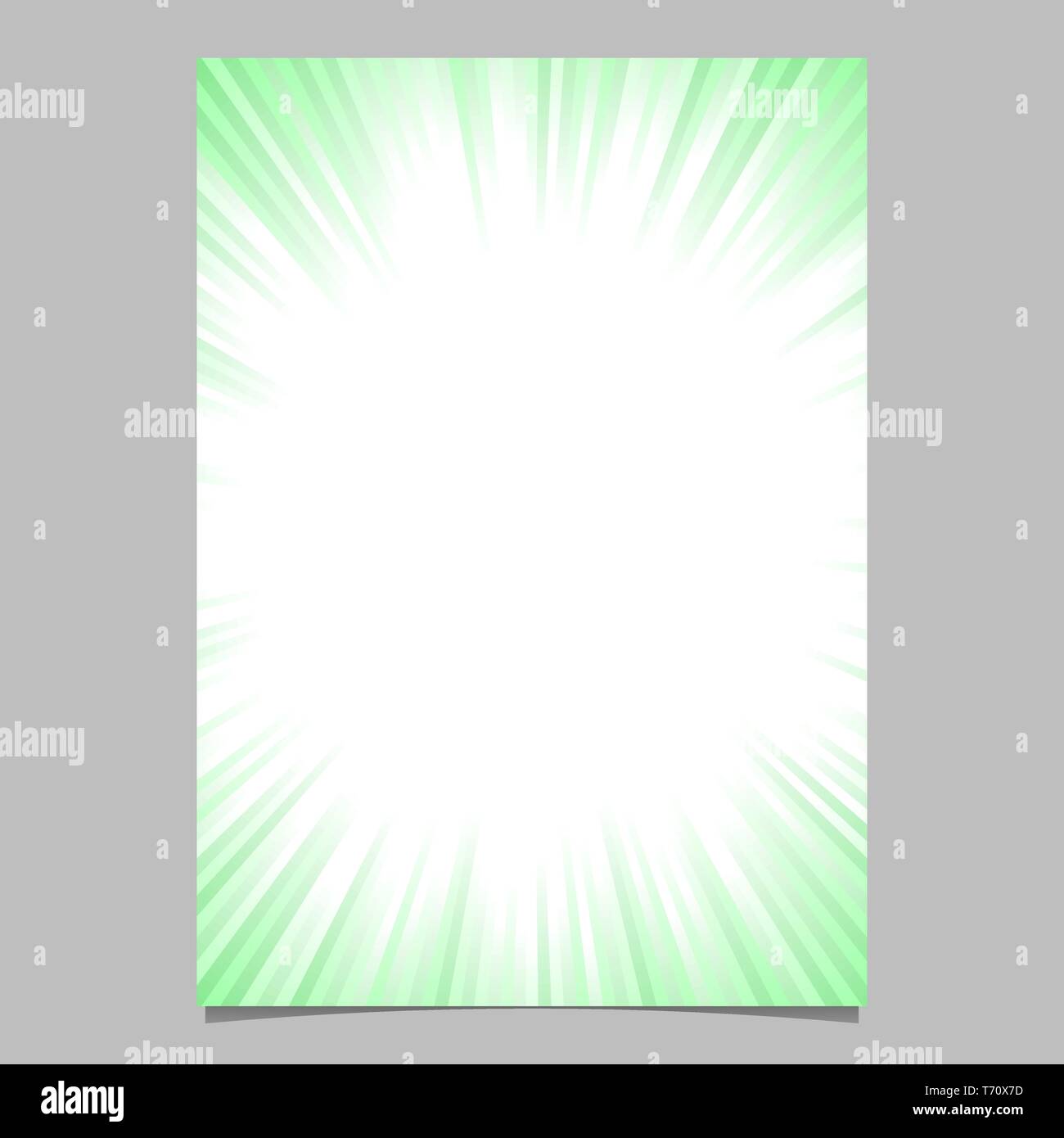 Ray burst page template - gradient vector flyer background Stock Vector ...