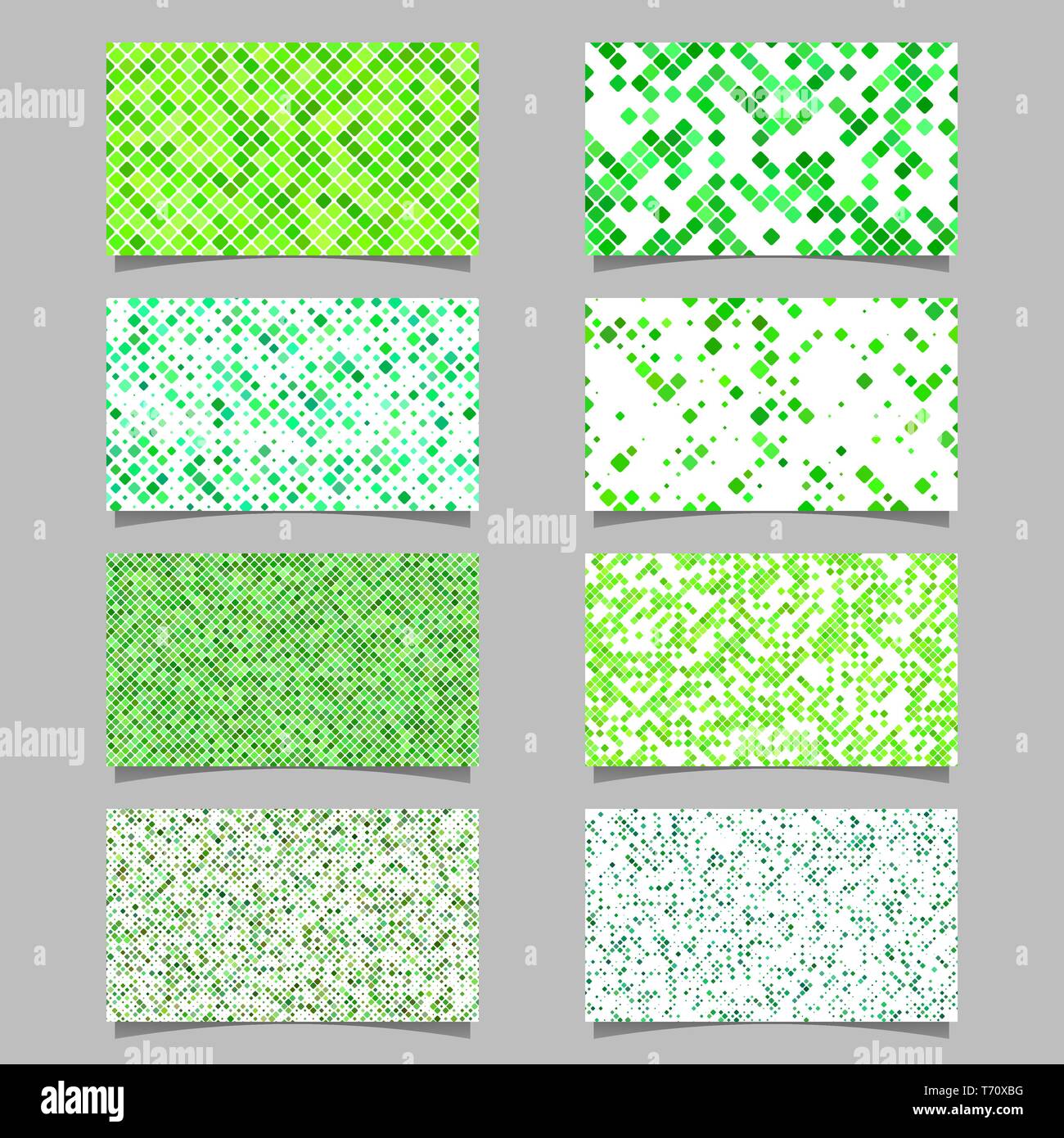 Geometrical card background set - vector template designs Stock Vector ...