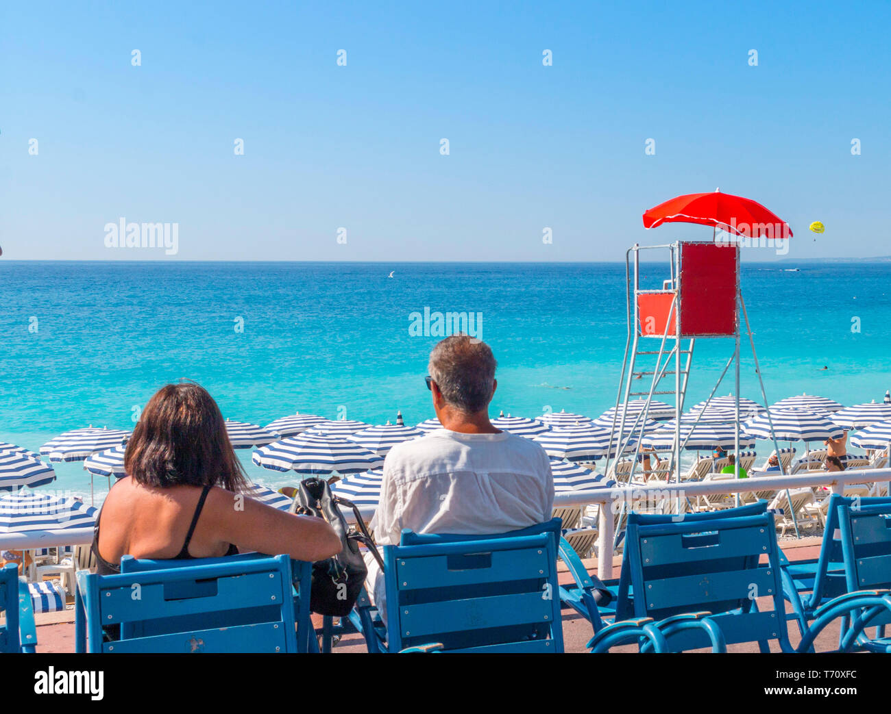 Lifeguard lookout on beach nice hi-res stock photography and images - Alamy