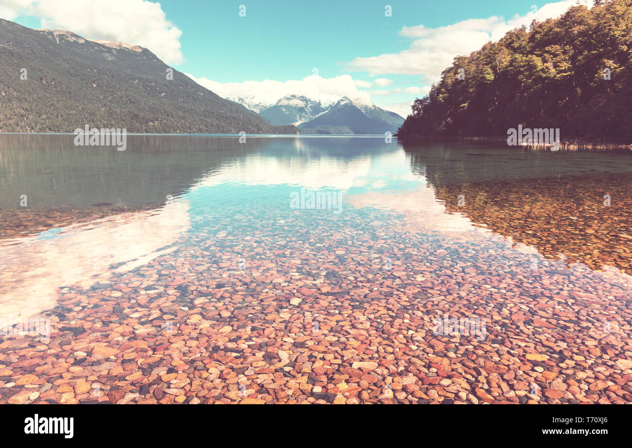 Lake in Patagonia Stock Photo - Alamy