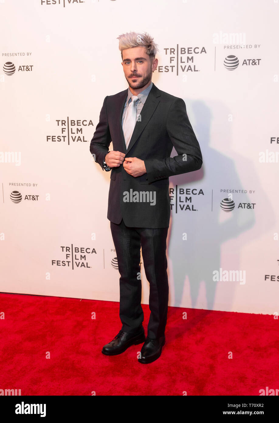 New York, United States. 02nd May, 2019. Zac Efron attends premiere of ...