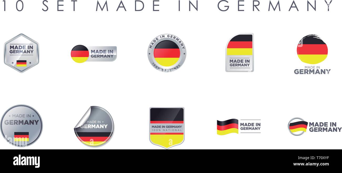 Made in germany original product Stock Vector Images - Alamy