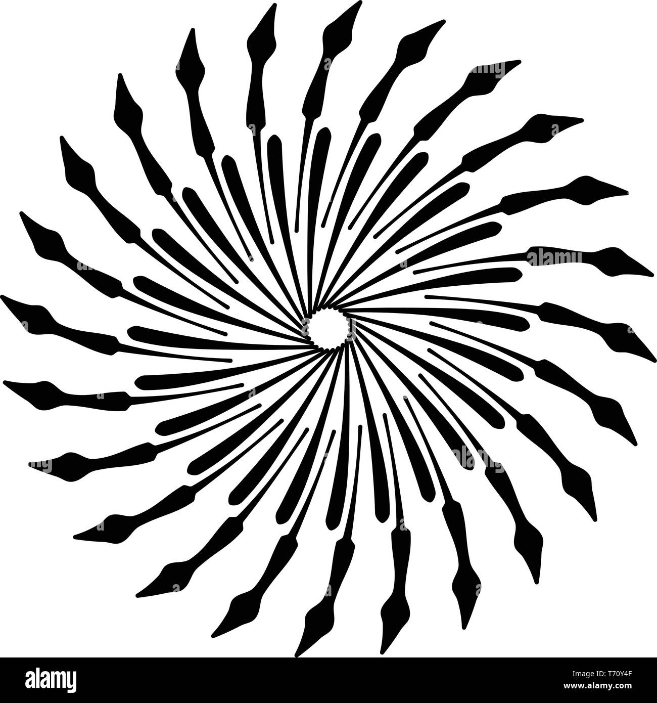 Retro Sun Burst Shapes. Vintage logo, labels, badges. Vector design ...