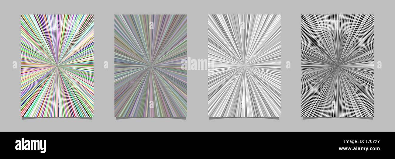 Psychedelic abstract star burst stripe pattern poster background ...