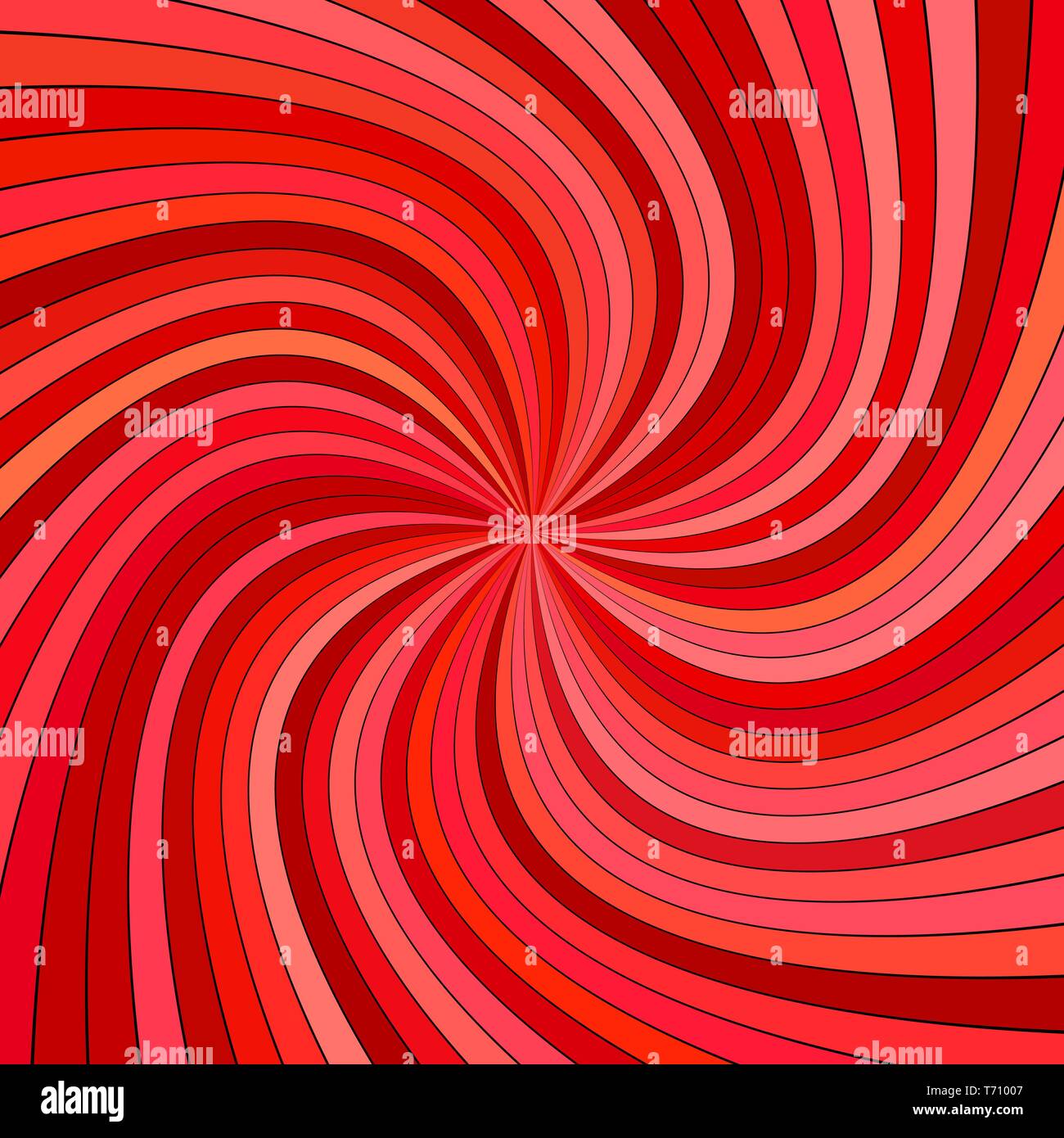 Red abstract hypnotic spiral burst stripe background Stock Vector Image ...