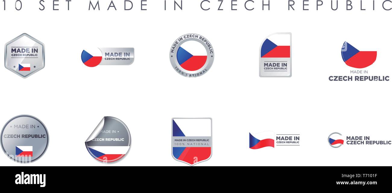 Made in czech republic Stock Vector Images - Alamy