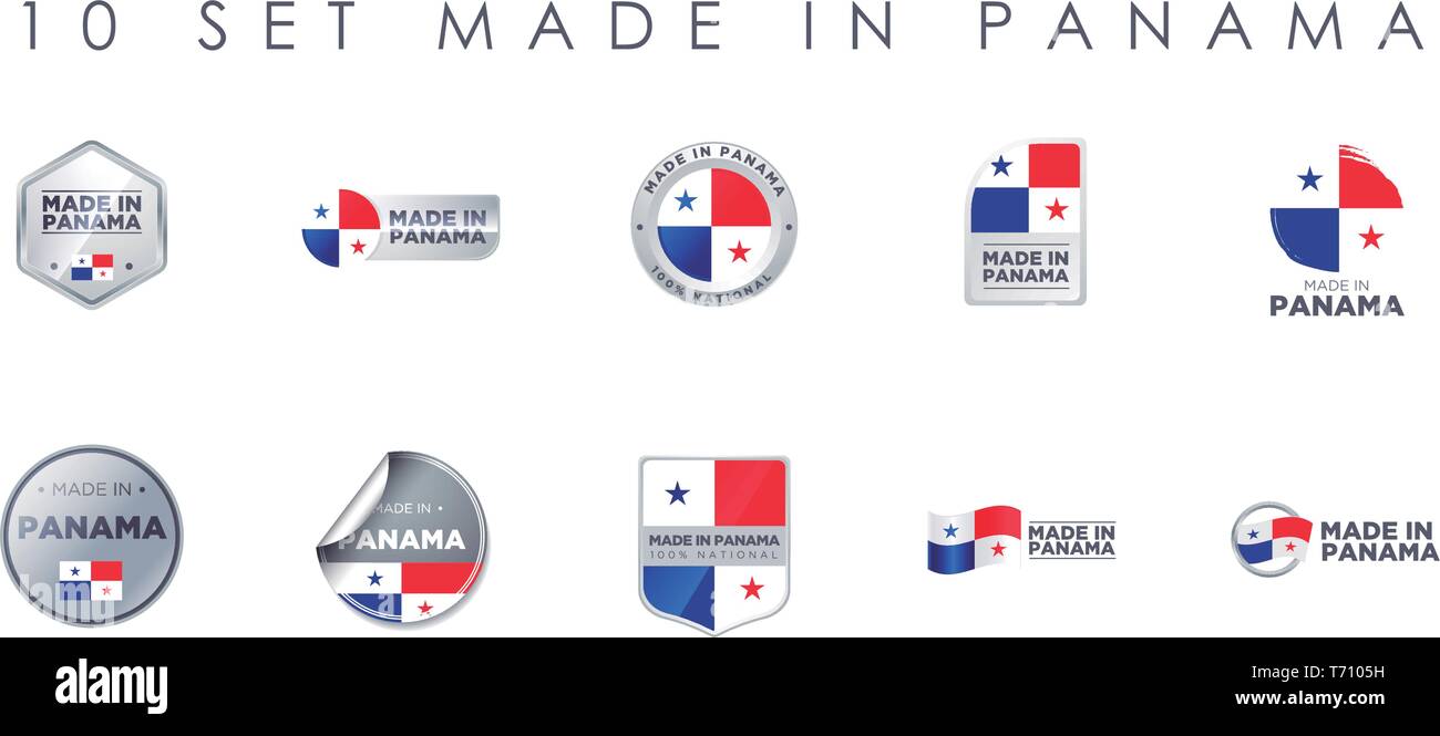 Panama sign Stock Vector Images - Alamy