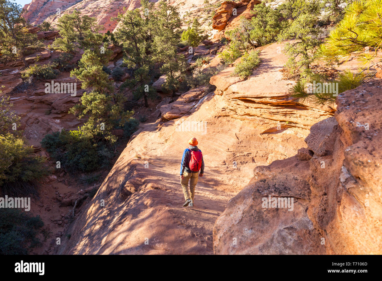 Hike in Utah Stock Photo - Alamy