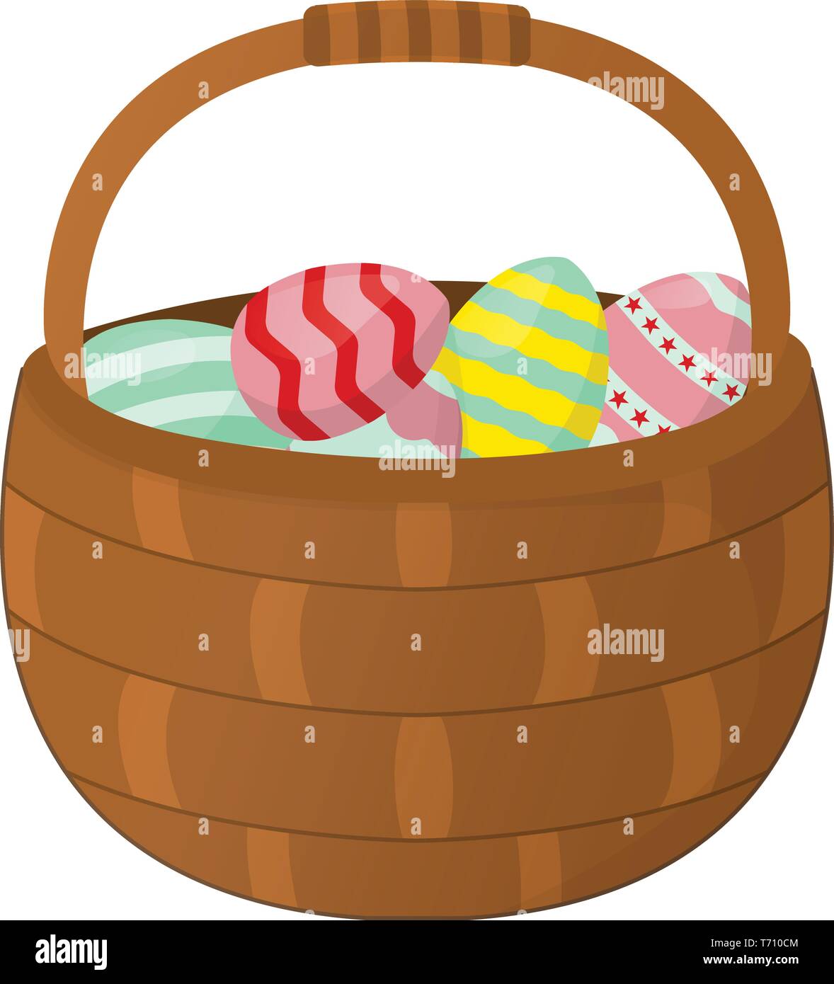 Cartoon Easter Basket