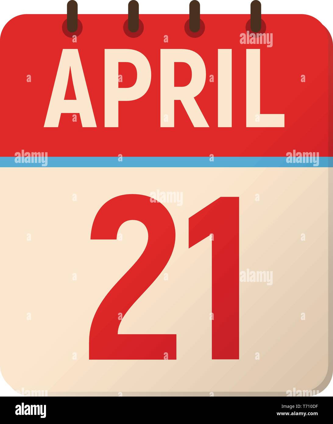 Easter 21 April icon. Happy Easter on white Background. Cartoon style ...