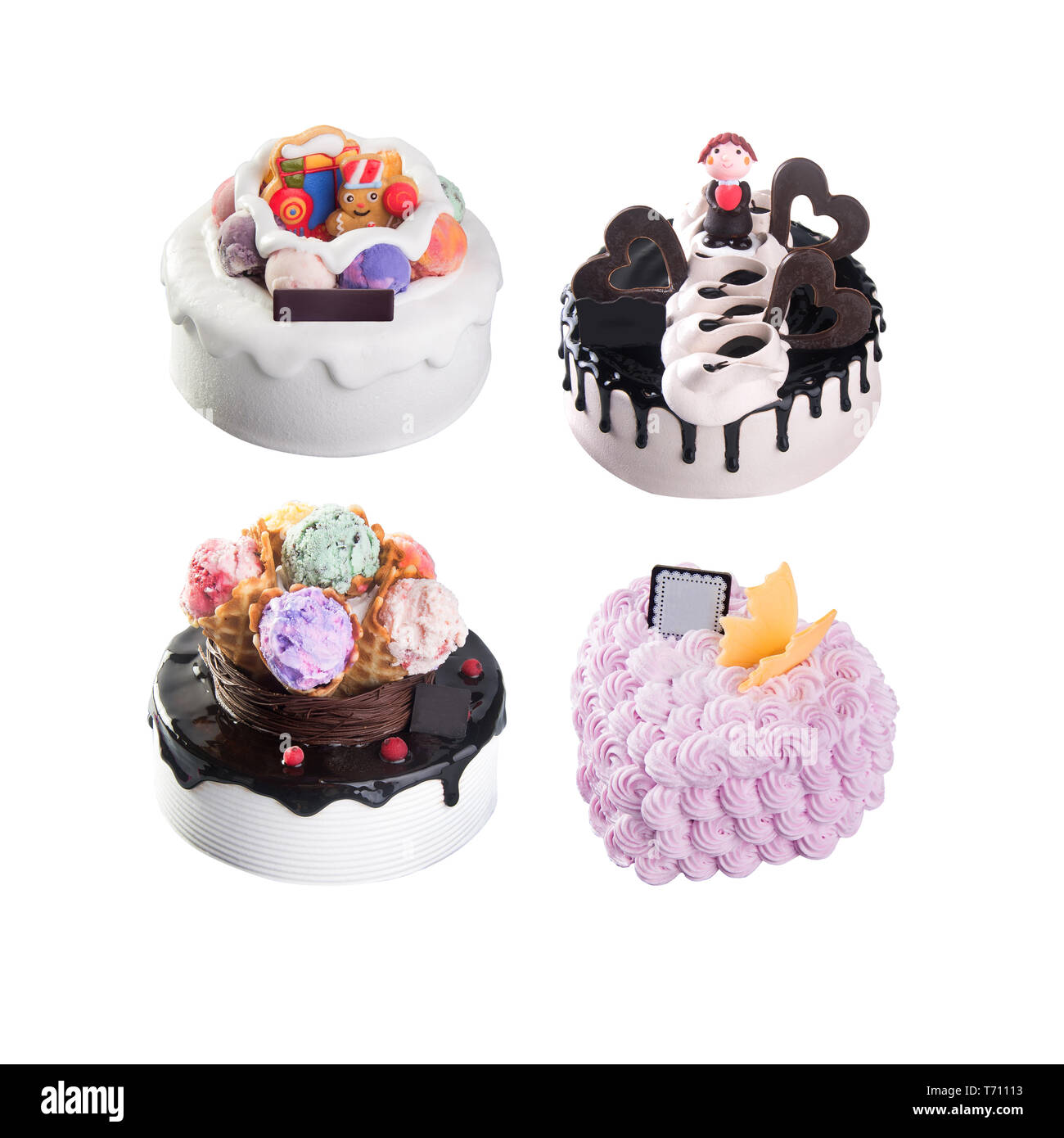 cake or cakes collection on a background Stock Photo - Alamy