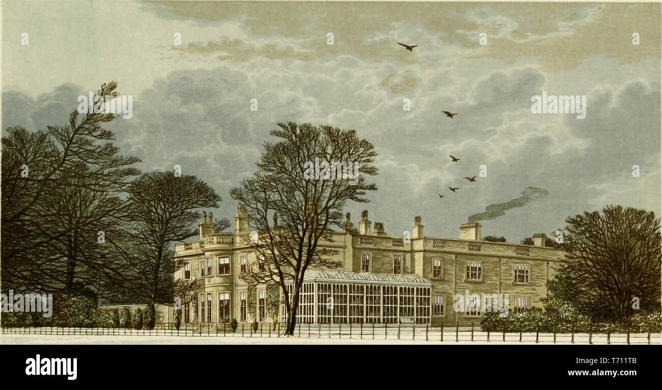 Engraving of the shelton abbey hi-res stock photography and images - Alamy