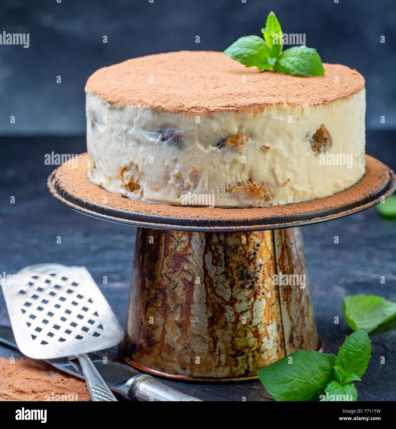 Dessert italian cuisine tiramisu hi-res stock photography and images ...