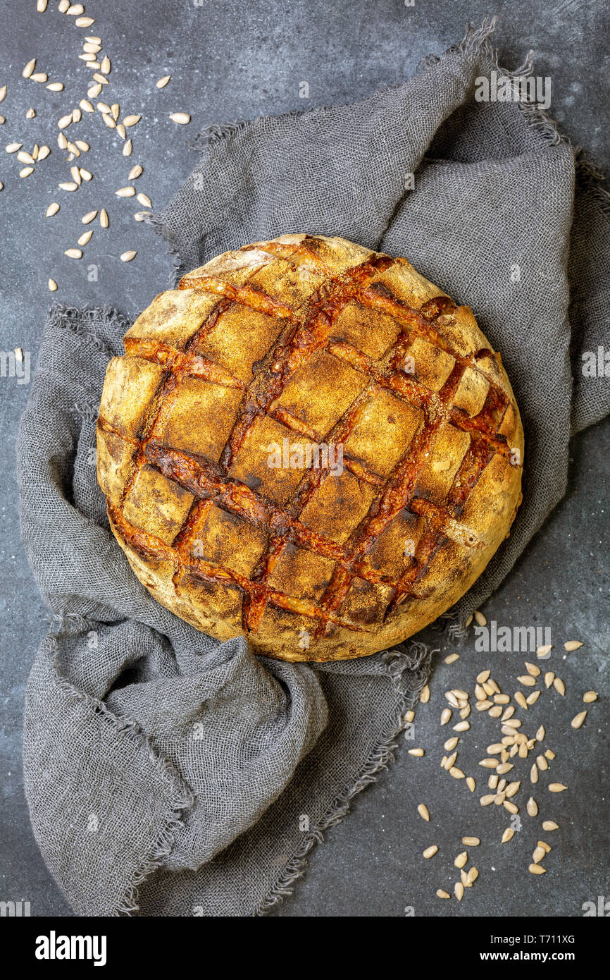 Rustic bread hi-res stock photography and images - Alamy