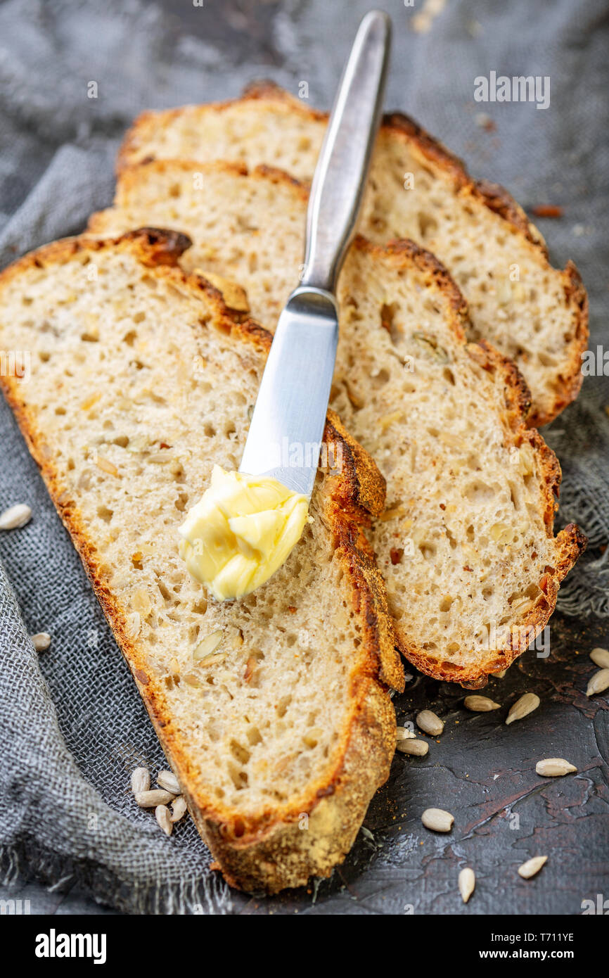 Rustic bread hi-res stock photography and images - Alamy