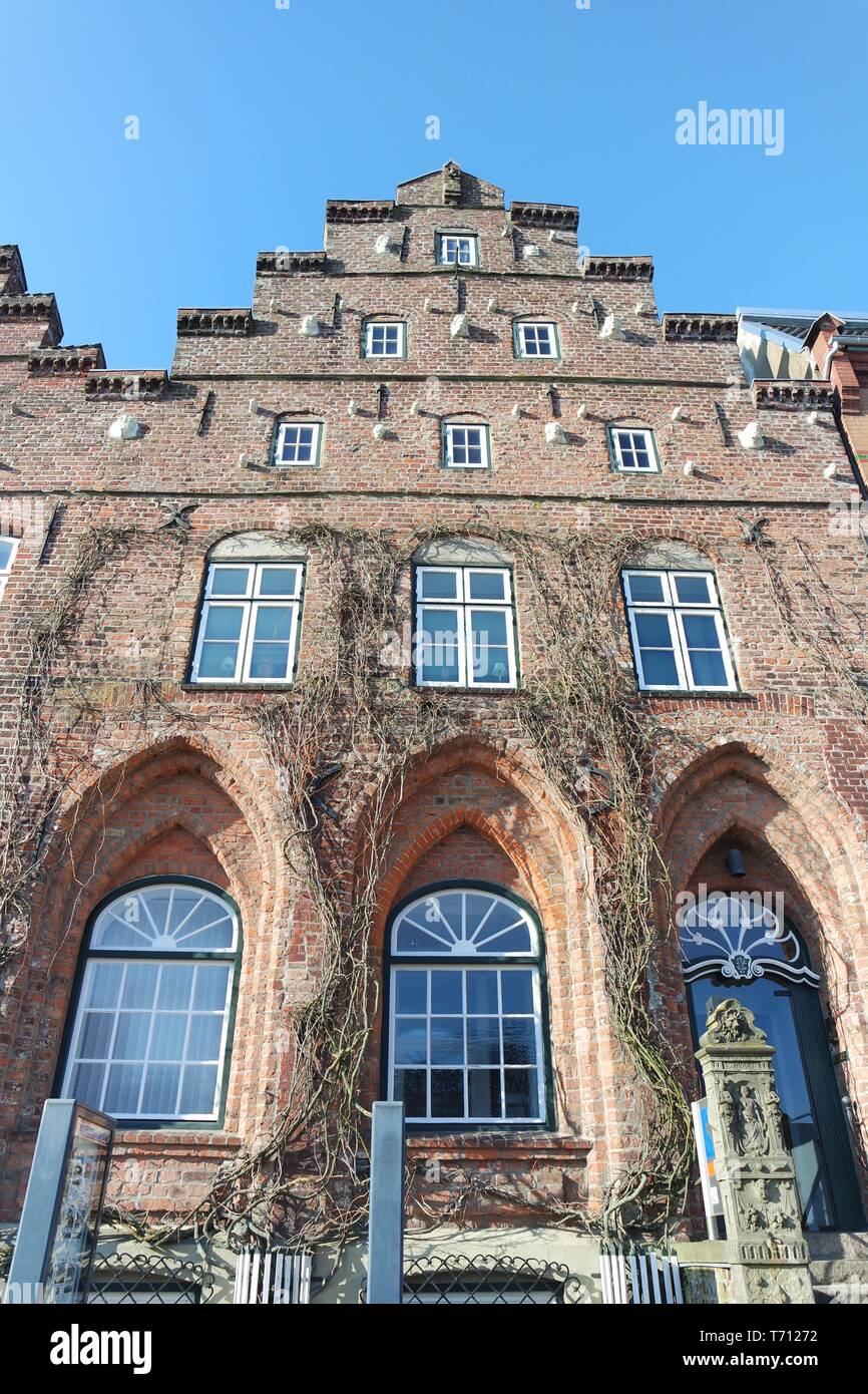 Historic brick building in Husum Stock Photo - Alamy