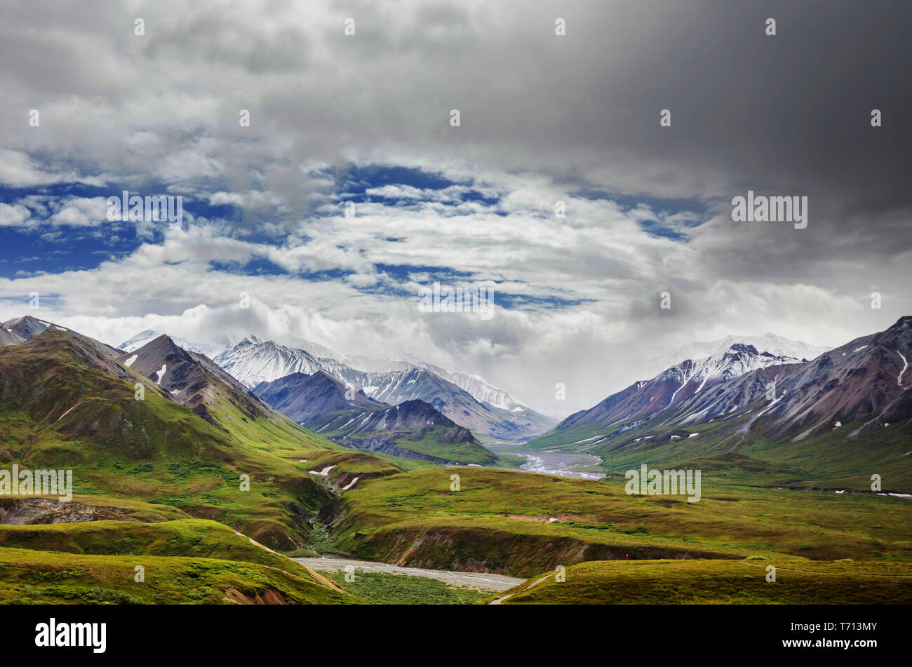 Mountains in Alaska Stock Photo - Alamy