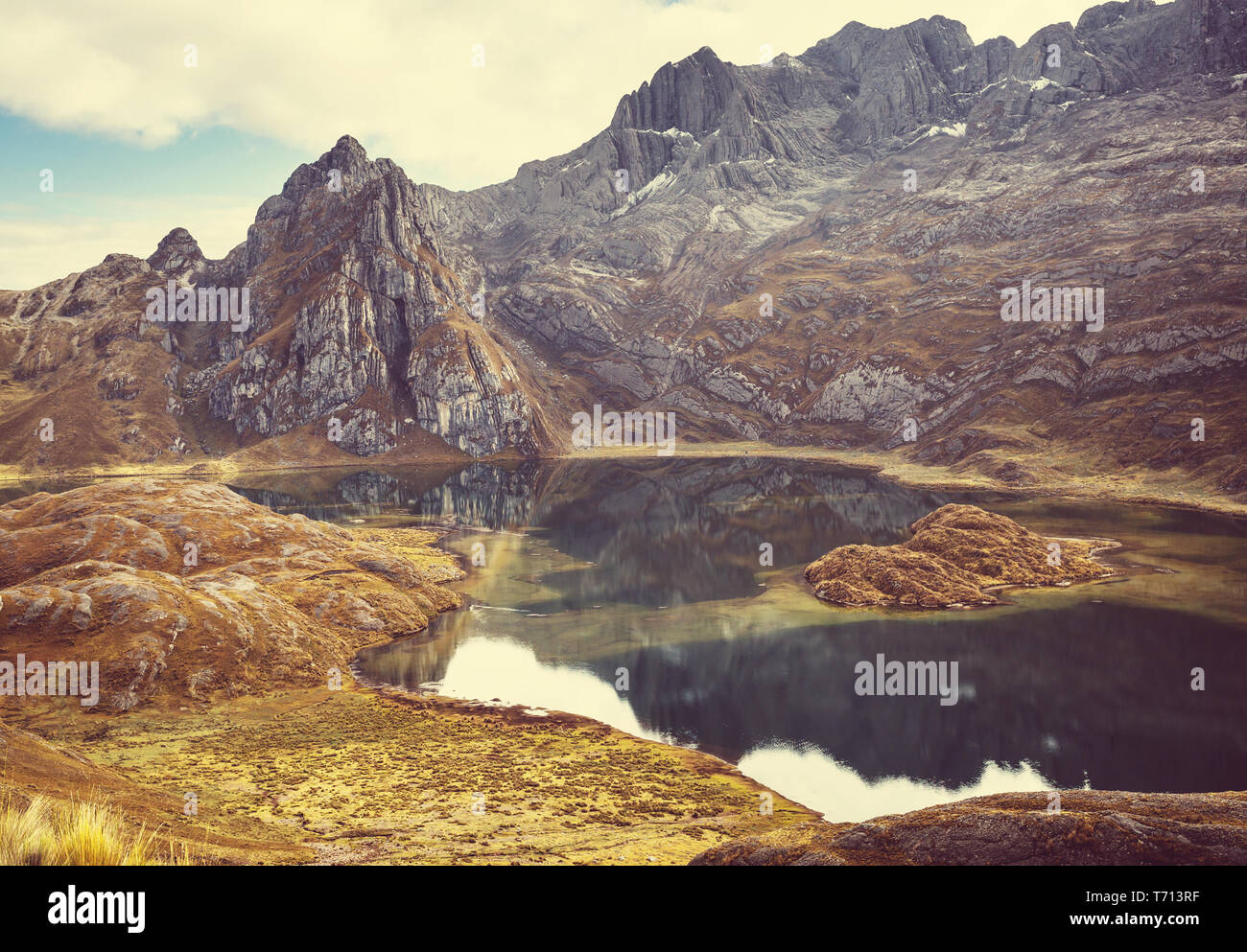 Mountains in Peru Stock Photo - Alamy