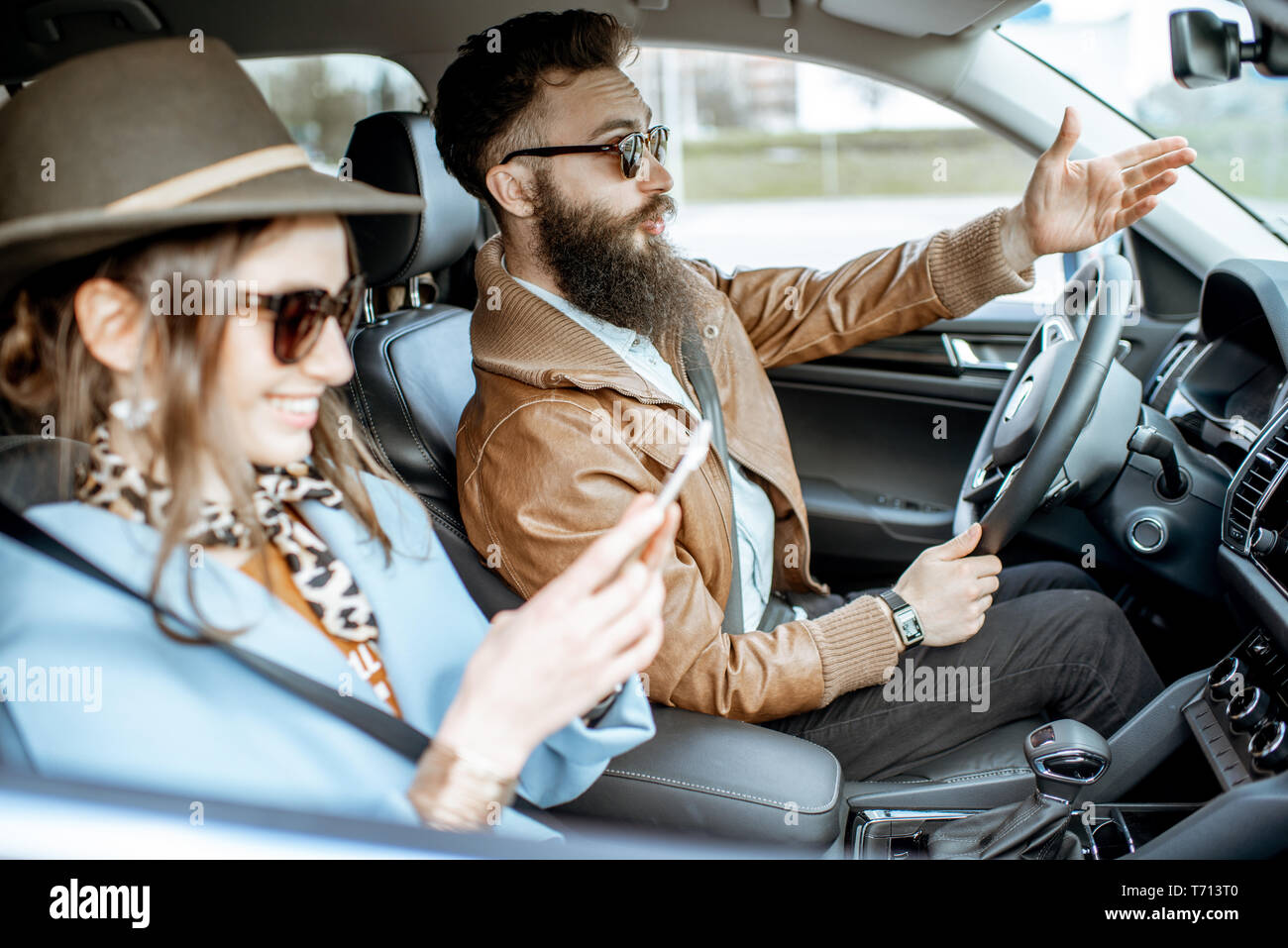 Stylish couple travel hi-res stock photography and images - Alamy