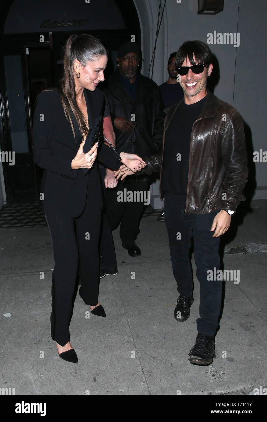 Celebrities depart from Craig's restaurant in West Hollywood Featuring ...