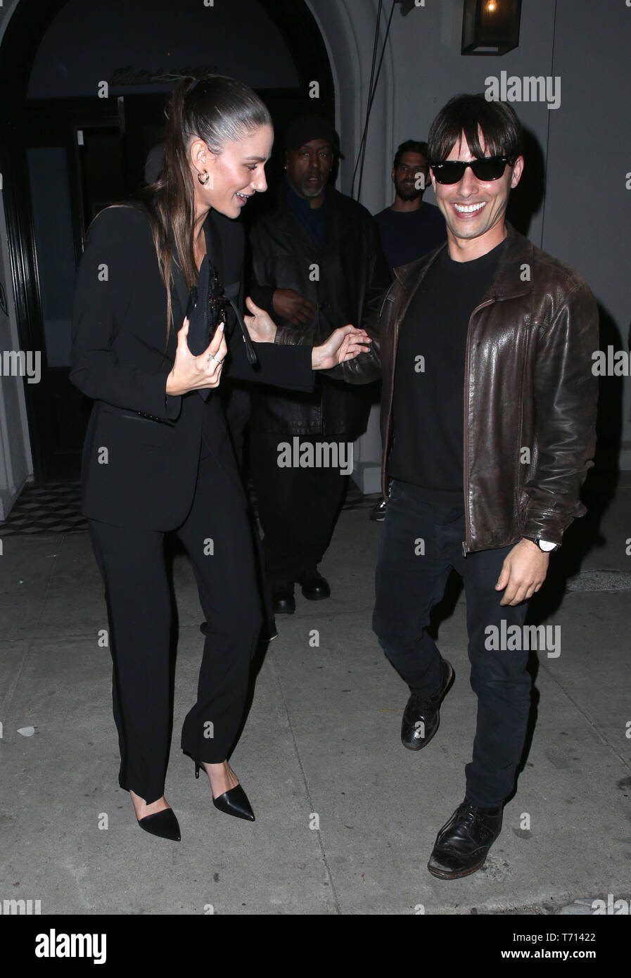 Celebrities depart from Craig's restaurant in West Hollywood Featuring ...