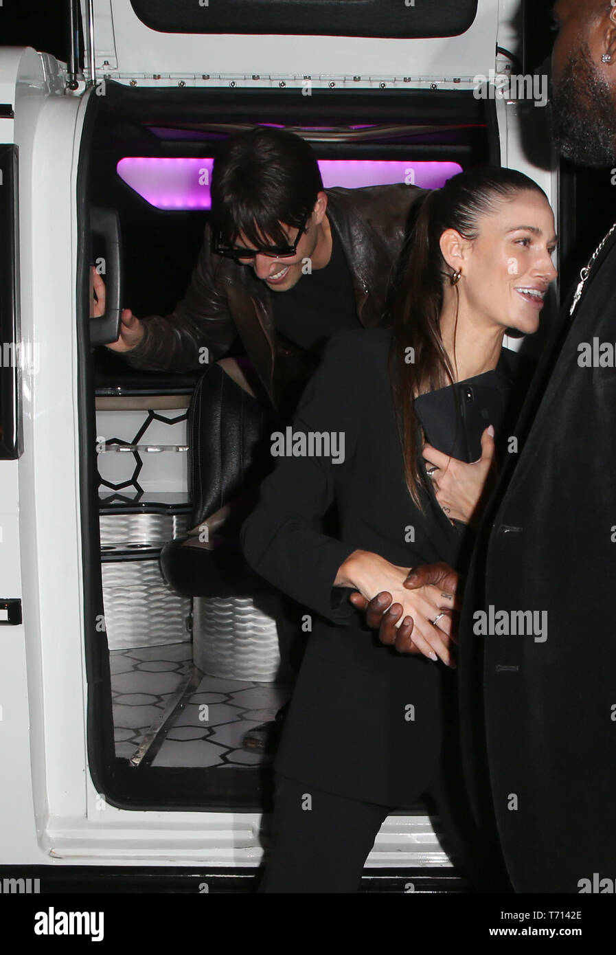 Celebrities depart from Craig's restaurant in West Hollywood Featuring ...