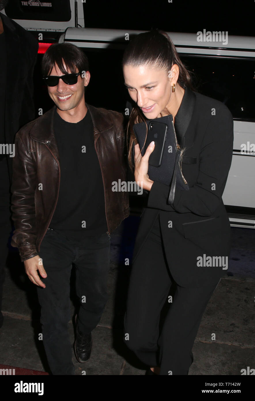 Celebrities depart from Craig's restaurant in West Hollywood Featuring ...