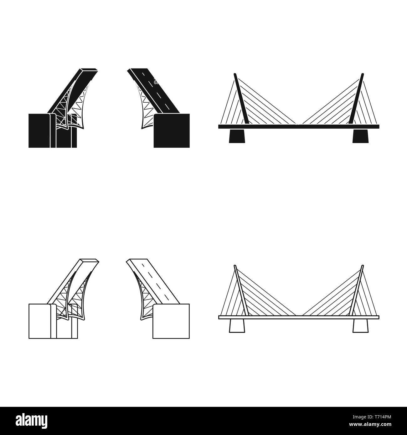 Vector Design Of Connection And Design Icon Set Of Connection And Side Stock Symbol For Web