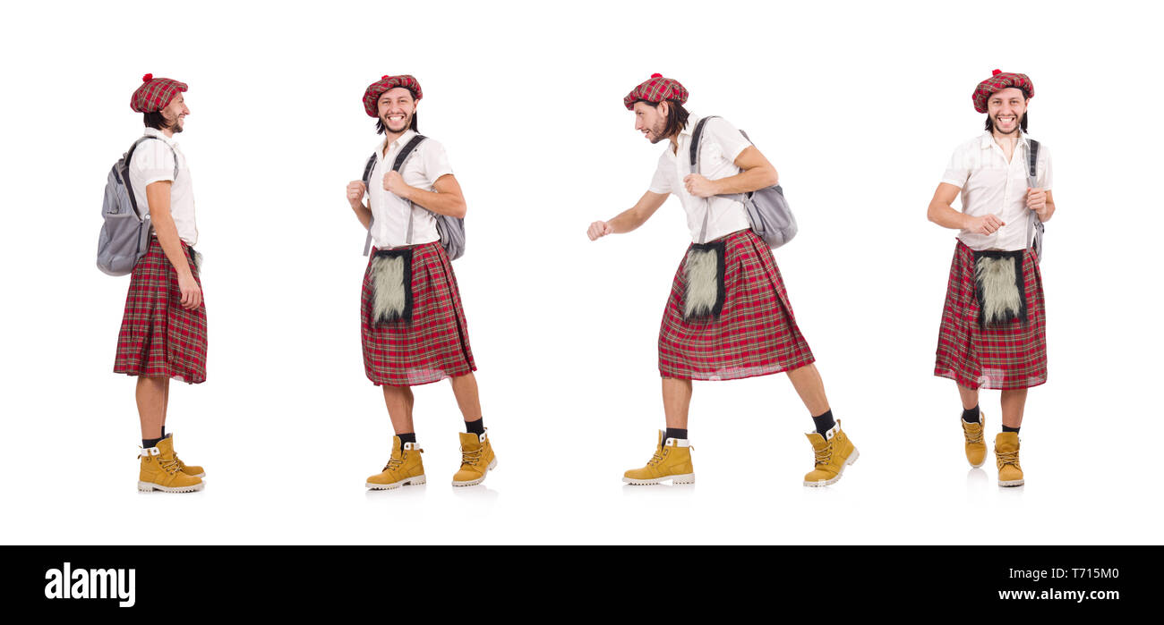 Man in skirt Cut Out Stock Images & Pictures - Alamy
