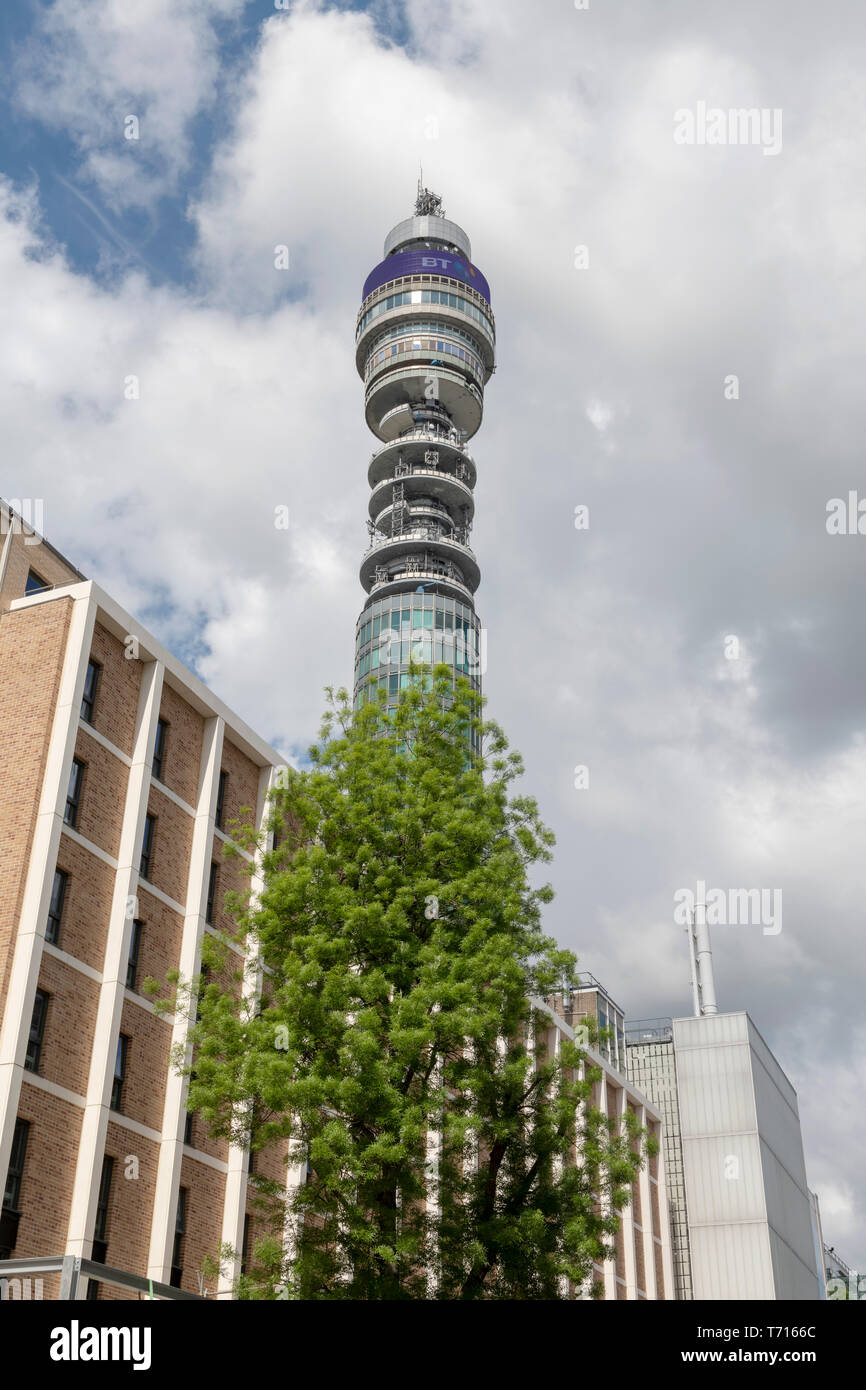 LOndon, UK, Post Office Tower, BT Tower Stock Photo - Alamy