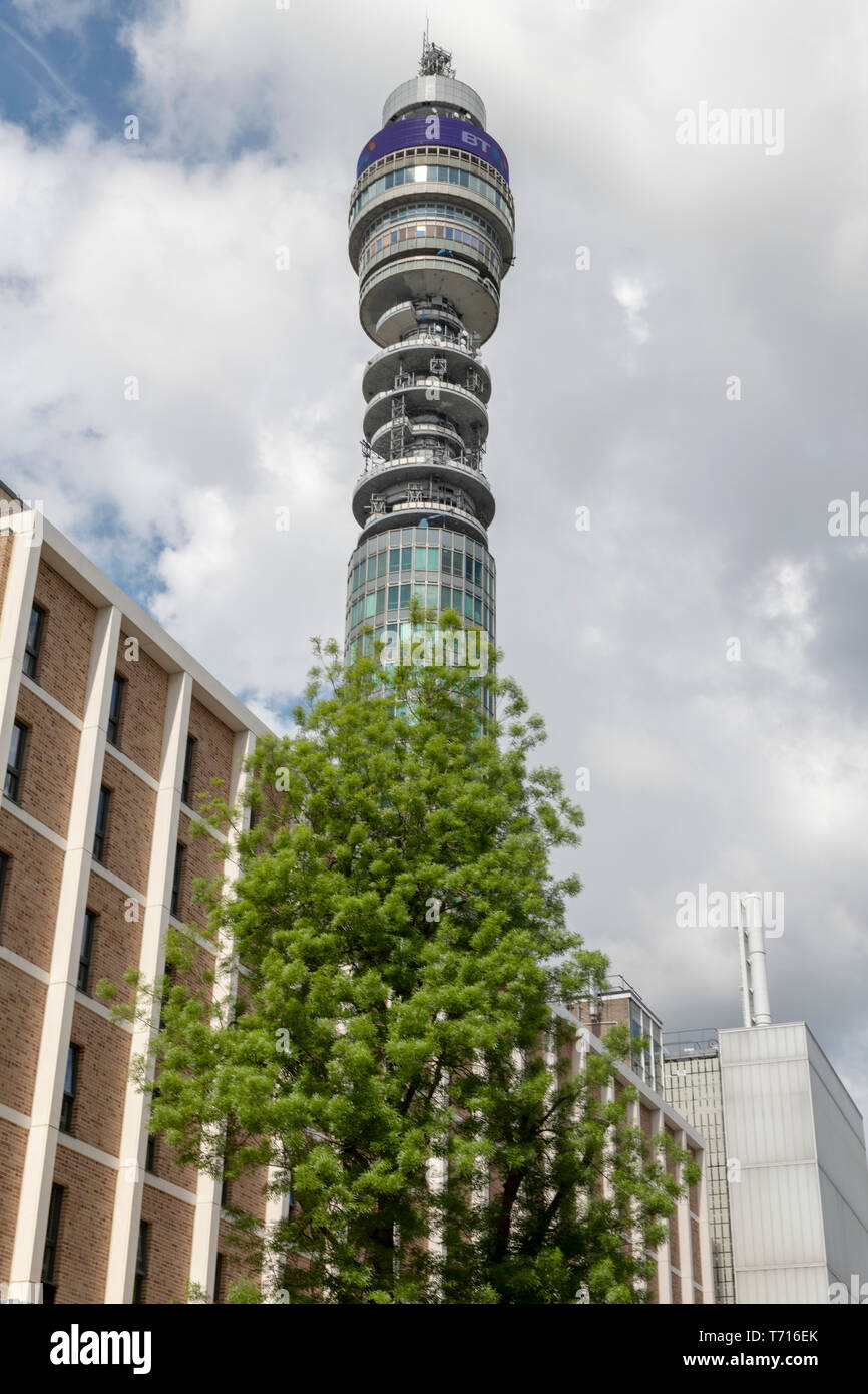 LOndon, UK, Post Office Tower, BT Tower Stock Photo - Alamy