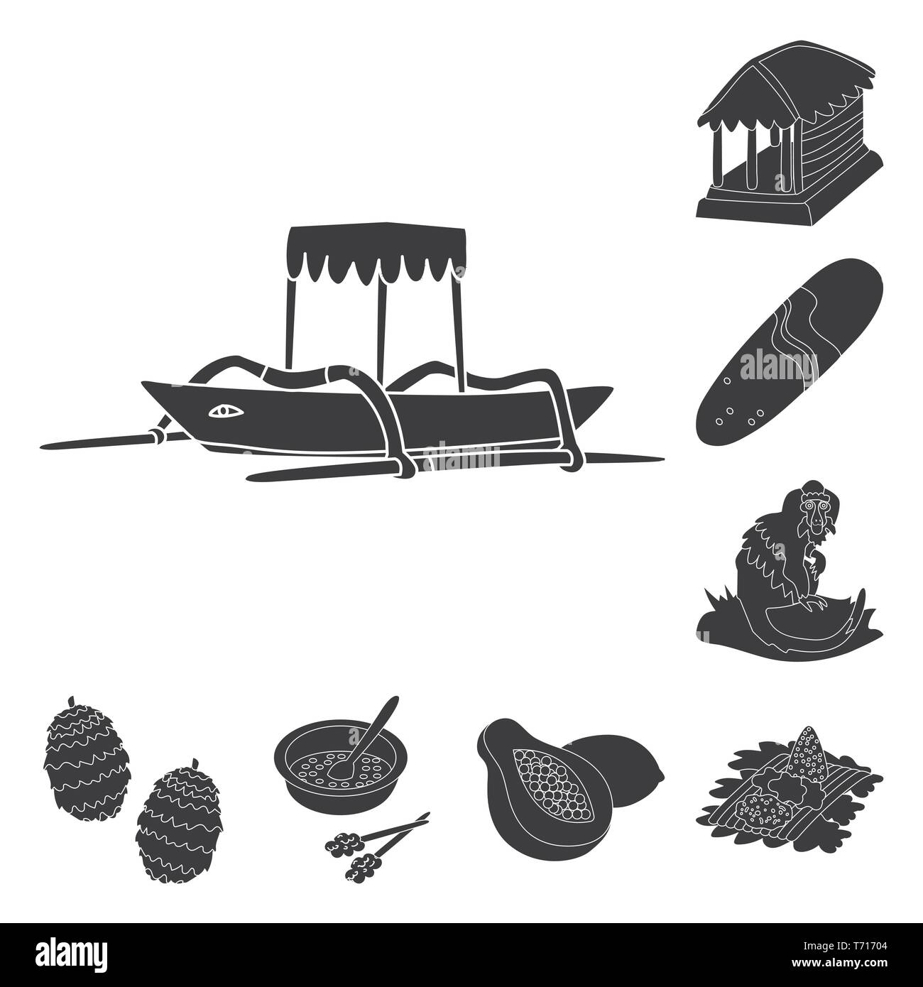 Monkey dish Stock Vector Images - Alamy