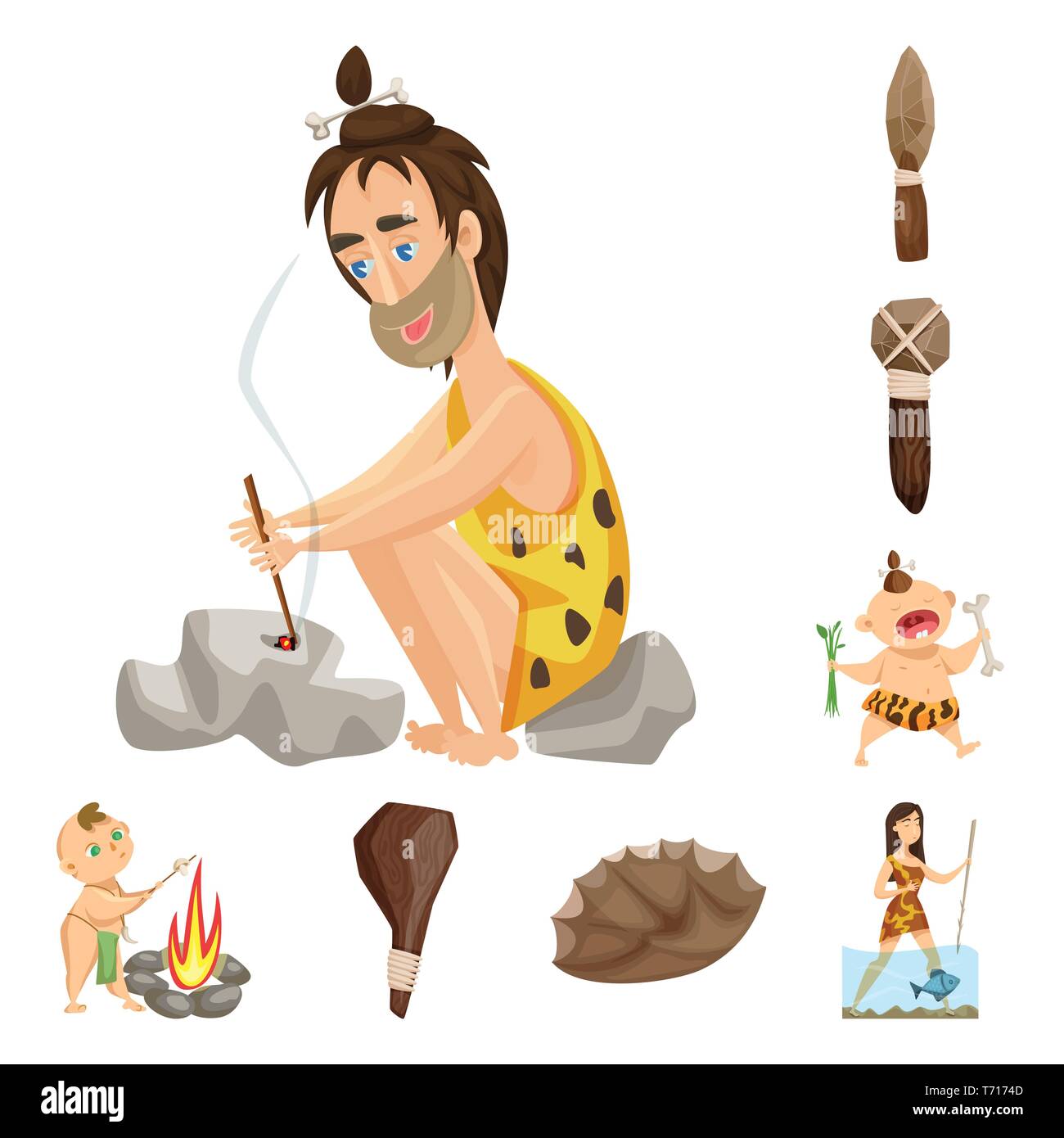 Flint arrow Stock Vector Images - Alamy