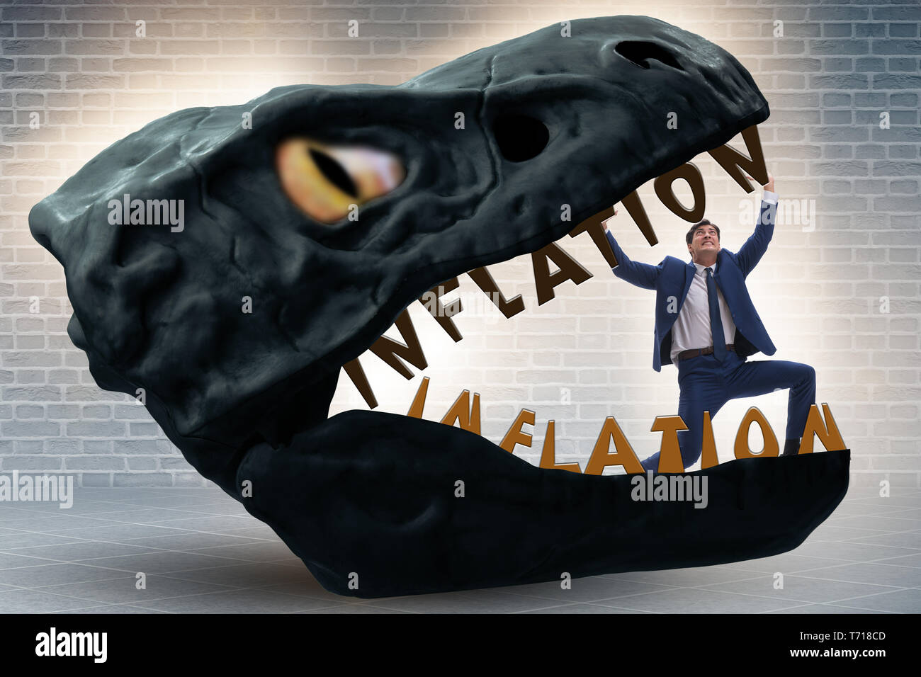 Inflation monster hi-res stock photography and images - Alamy