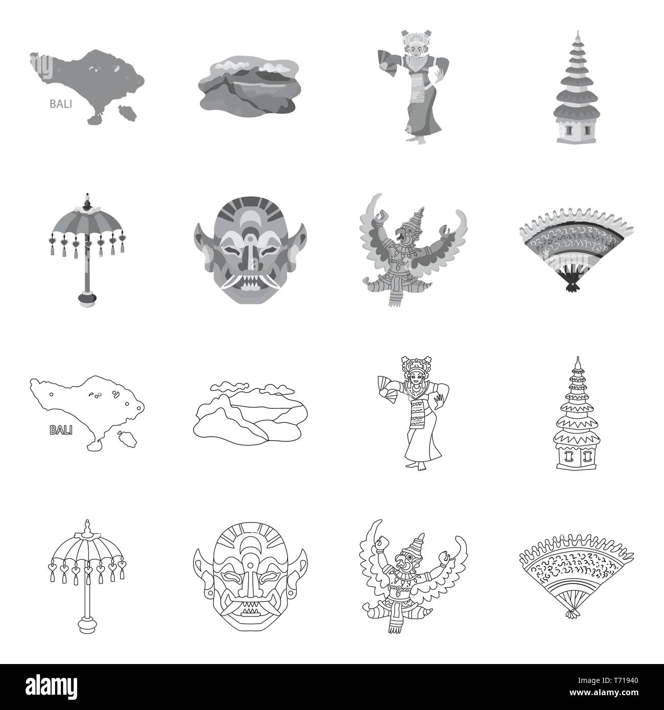 Garuda indonesia vector vectors hi-res stock photography and images - Alamy