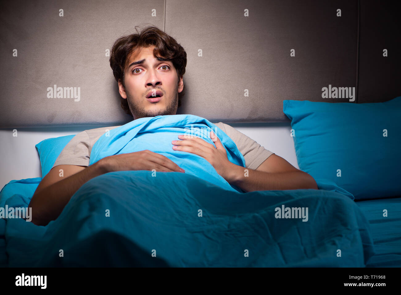 Man Having A Nightmare