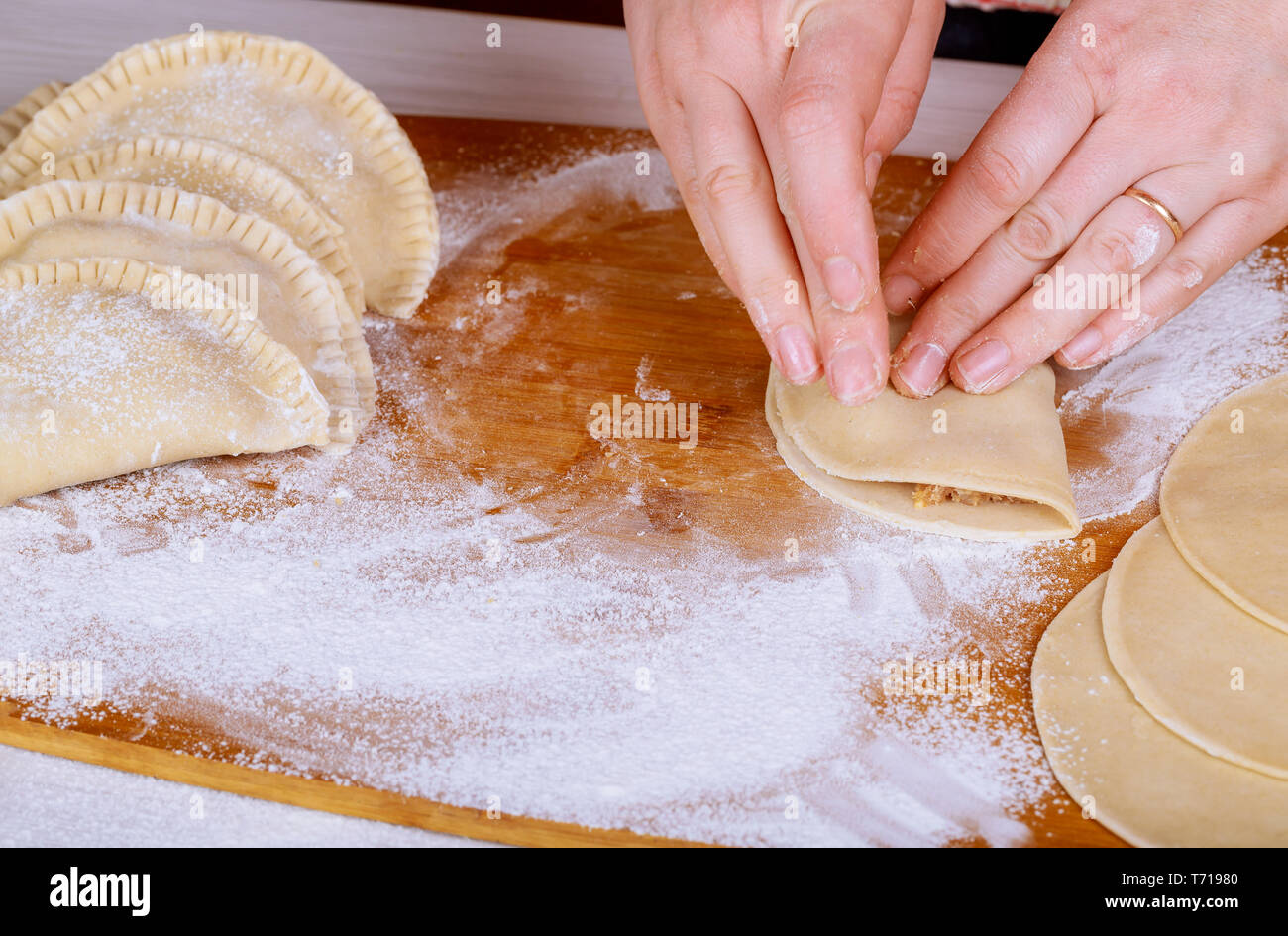Flour patties hi-res stock photography and images - Alamy