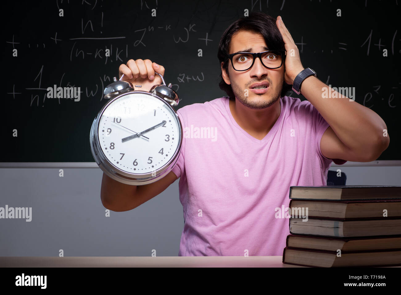 Student missing in classroom hi-res stock photography and images - Alamy