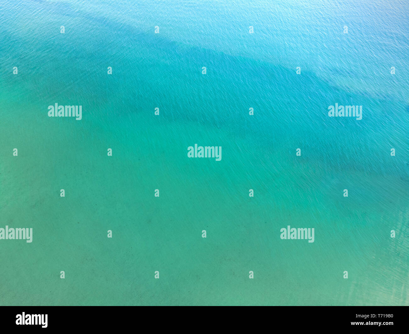 Beautiful blue sea water - view from above Stock Photo - Alamy