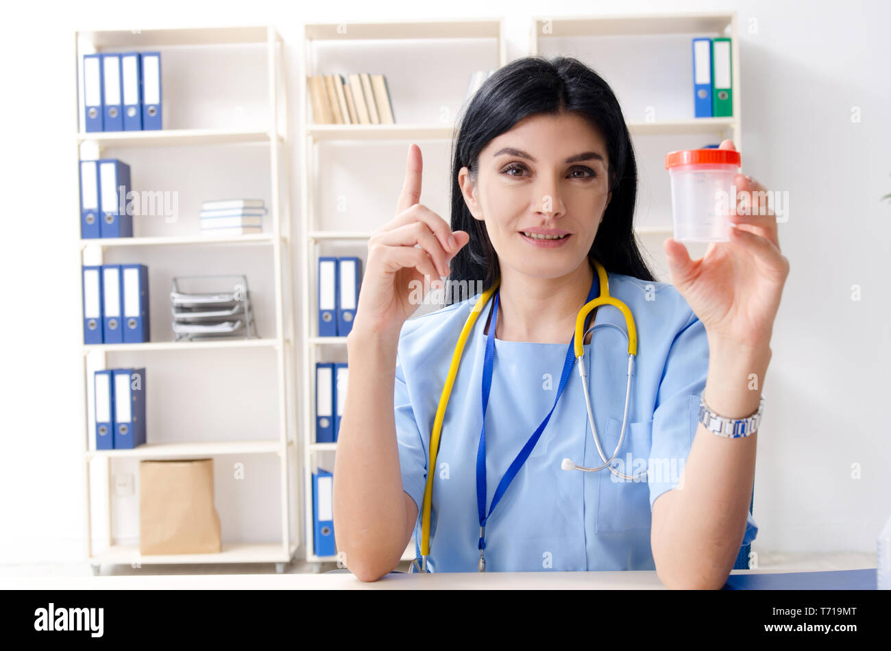 Female doctor gynecologist working in the clinic Stock Photo - Alamy