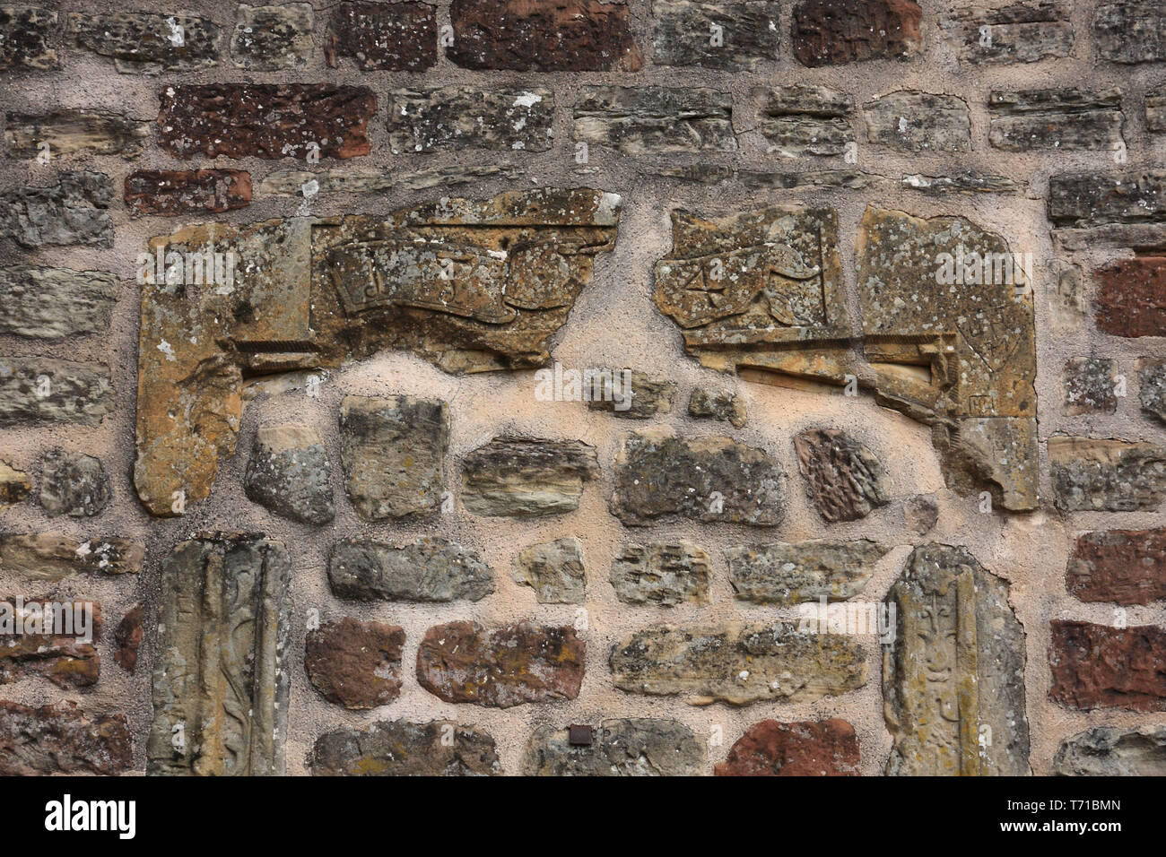 Enclosed castle wall Stock Photo - Alamy